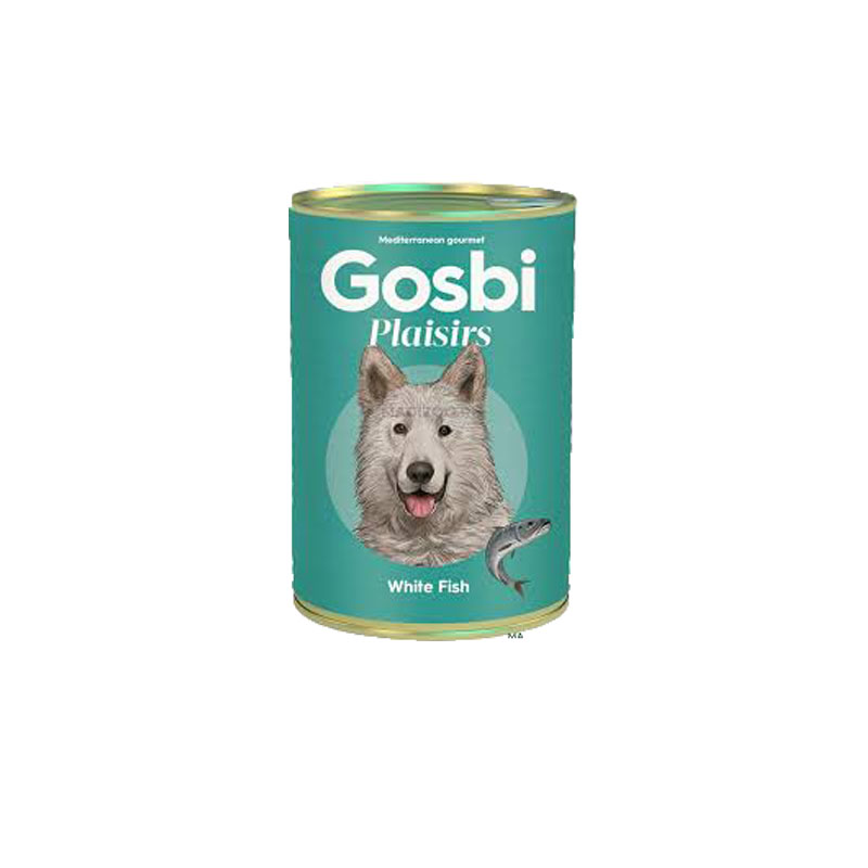 Gosbi plaisirs dog bela riba 370g