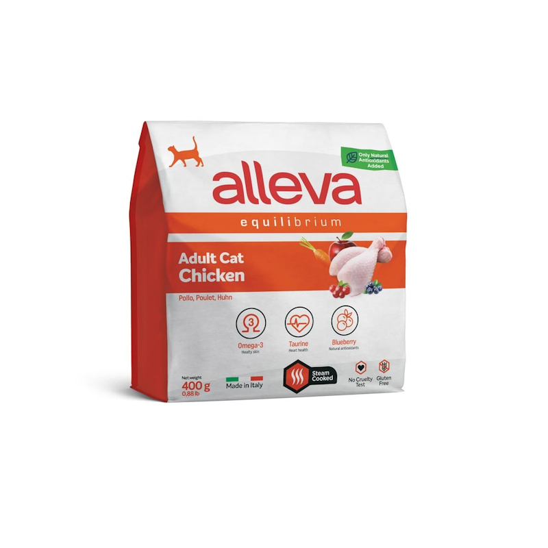 Alleva equilibrium adult cat piletina 400g