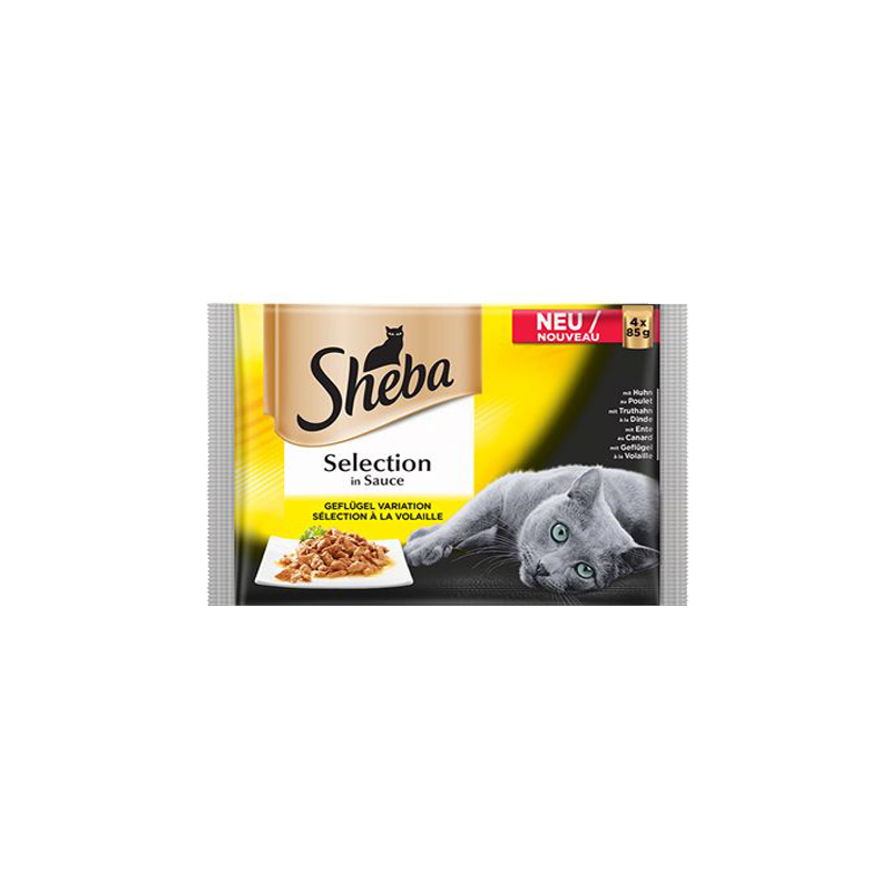 Sheba kesice živina 4x85g