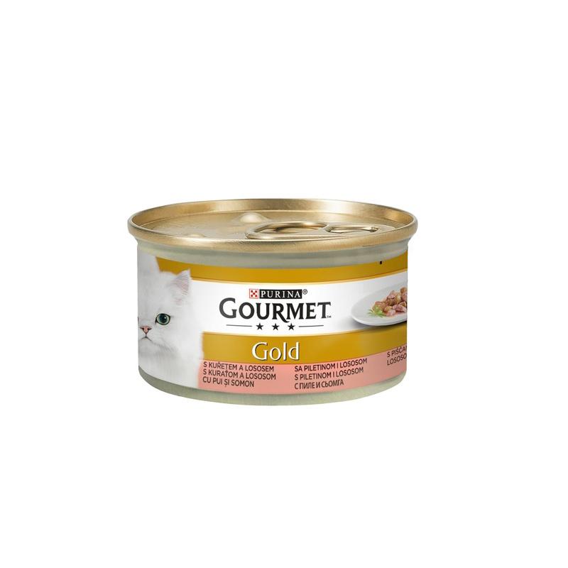 Gourmet komadići losos piletina 85g