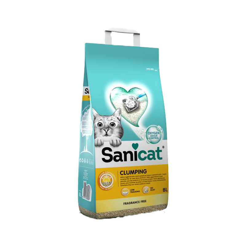 Sanicat Clumping fragrance free 8l