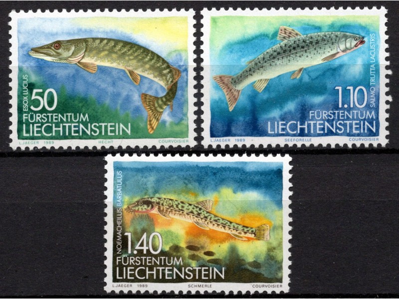 Liechtenstein 1989. Fauna, Ribe