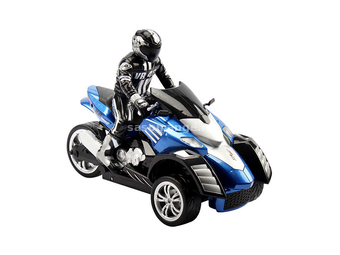 Motor na tri točka na daljinsku kontrolu 1:10 R/C plavi 23236