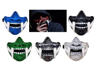 Maska Samurai Za Noc Vestica Halloween Maskenbal Model 1