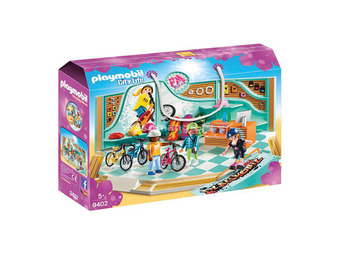 Prodavnica bicikala i skejtova City Life set Playmobil 23189