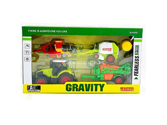 Traktor na potez sa 3 priključka Gravity 653502