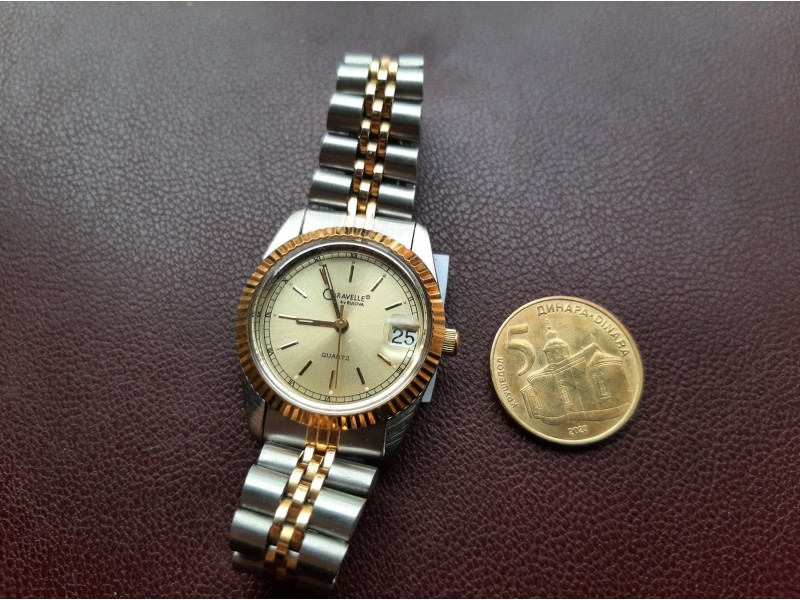 CARAVELLE BY BULOVA 30M WATERR. BAZE METAL BEZEL S.S.B.