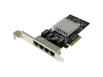 STARTECH 4-Port Gigabit Ethernet Network Card - PCI Express