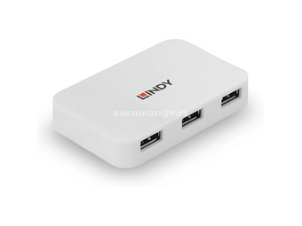 LINDY 4 Port USB 3.0 Hub v2 white