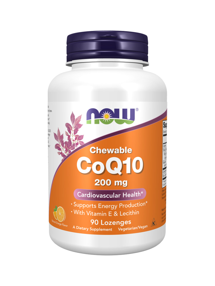 CoQ10 200 mg, Now Foods, 90 lozengi