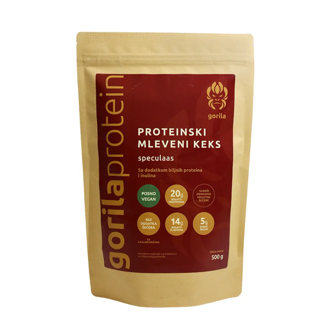 Proteinski mleveni keks Speculaas 500g – Gorila Protein