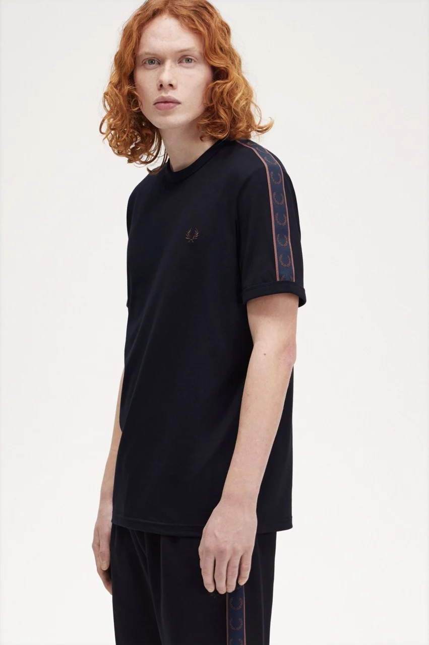 FRED PERRY RINGER MAJICA NAVYC