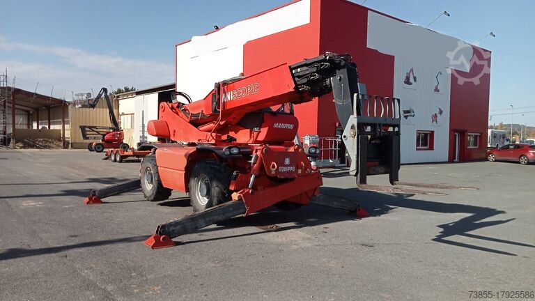 Telehandleri
Manitou Mrt 2150 with a basket, winch and forks