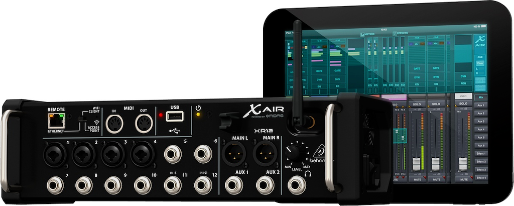 Behringer X AIR XR12 iPad/Android tablet Mixing Console TABLET se NE DOBIJA uz uređaj!