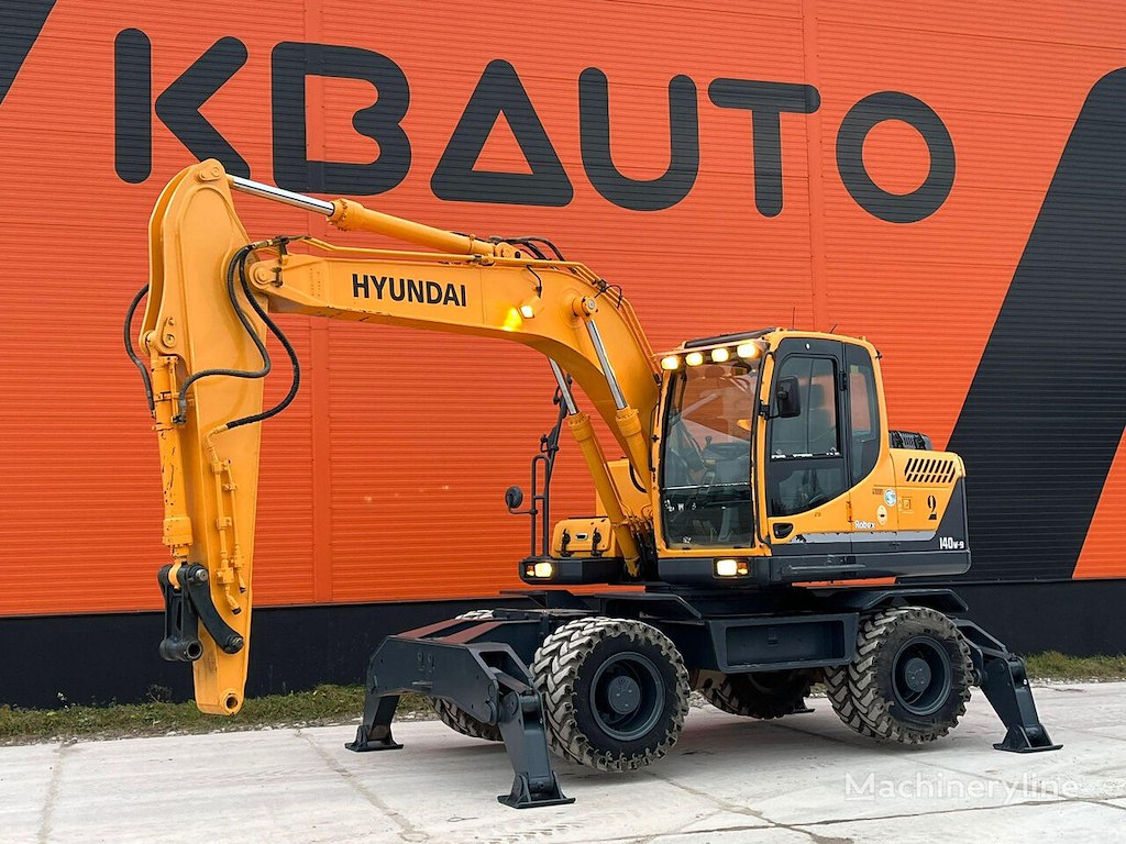 Hyundai R 140 W-9 AC bager točkaš