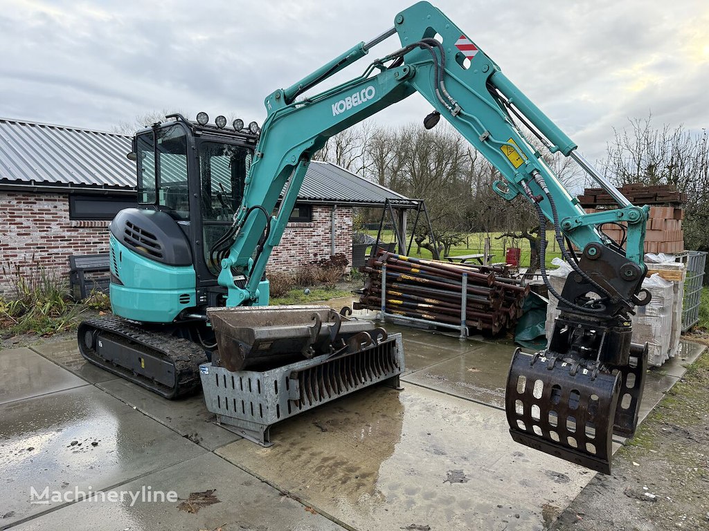 Kobelco SK30SR-6E Stage V | A/C klima | sort/demolition | 999 hrs | XL B mini bager