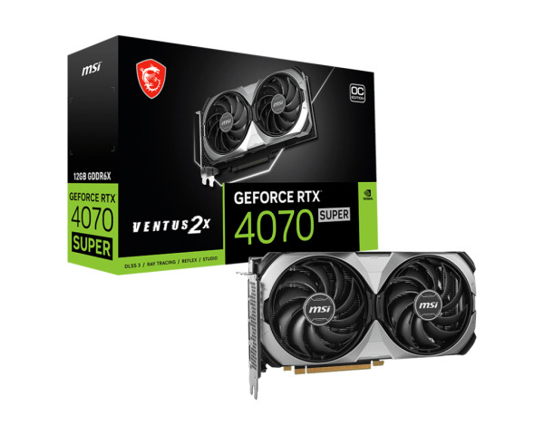 SVGA MSI RTX 4070 Super 12GB Ventus 2X OC GDDR6X