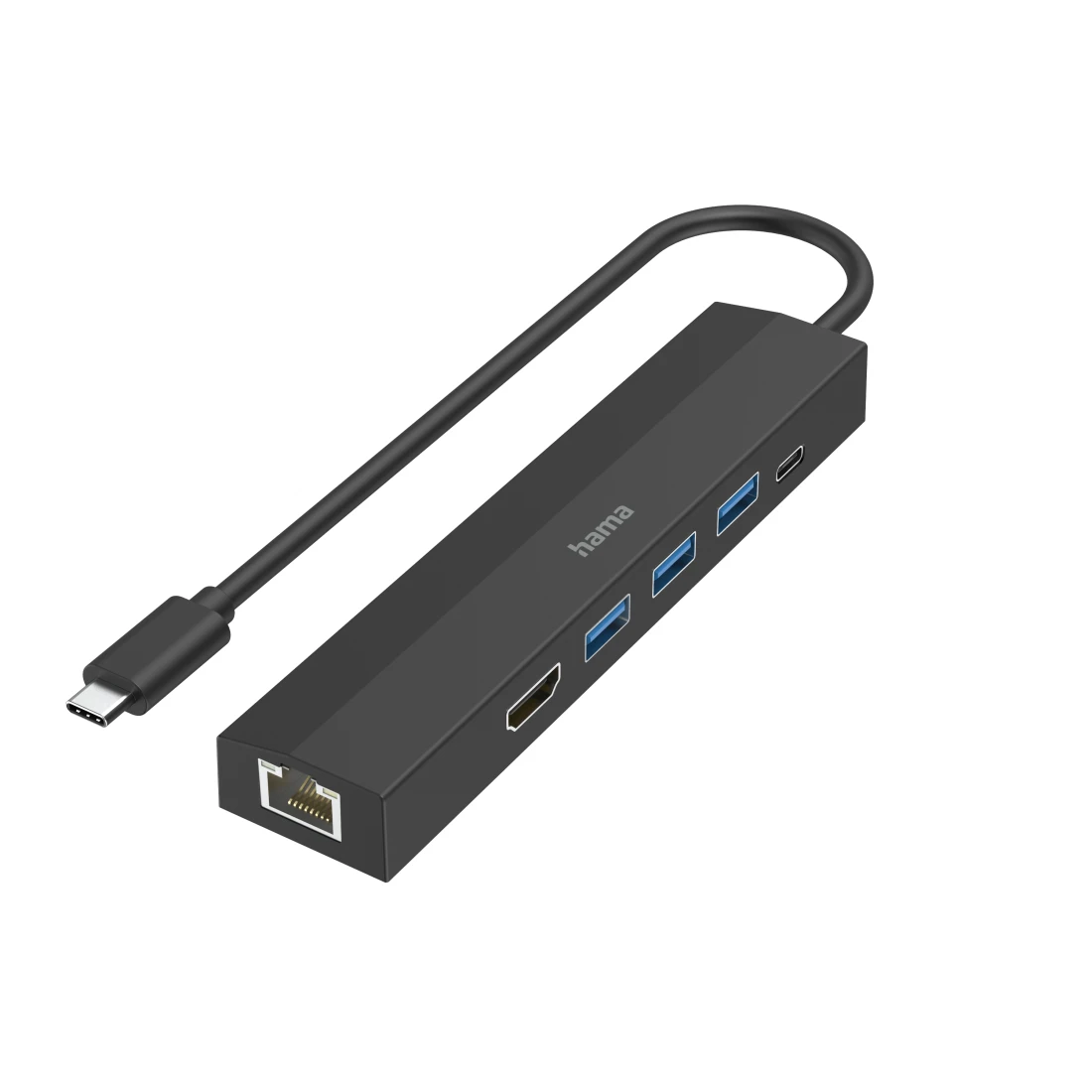 Hama (200144) USB-C hub 6 porta 3xUSB A/ USB-C/RJ-45/HDMI