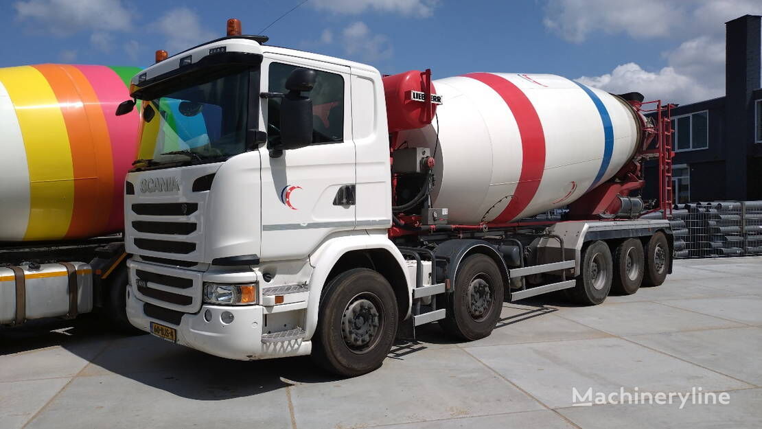 Scania G410 kamion s mešalicom za beton