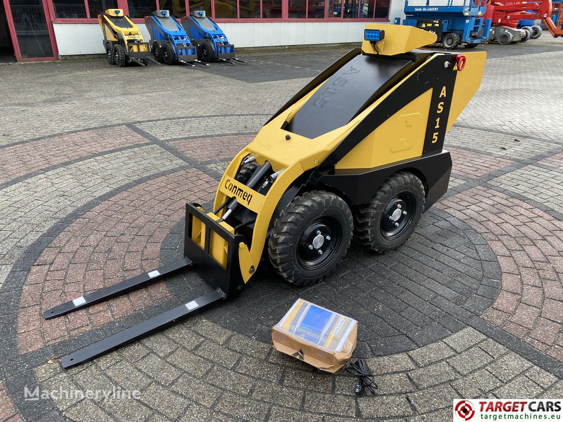 CONMEQ AS15 MINI ELECTRIC WHEEL LOADER 4WD 2022 AS220084 NEW UNU multifunkcionalni utovarivač