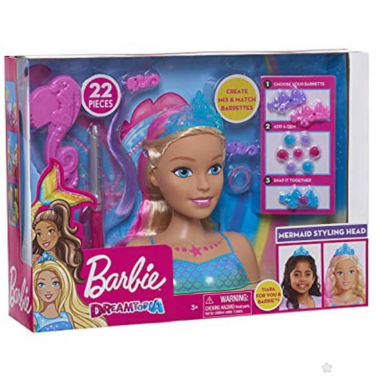 Barbie glava za ukrašavanje Dreamtopia JP62625