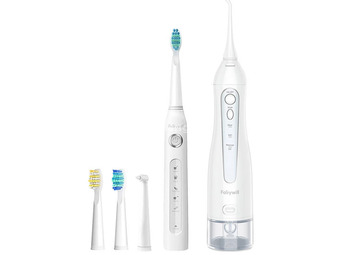 FAIRYWILL FW -507+FW-5020E Sonic toothbrush and mouthwash stock white