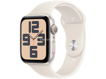 APPLE Watch SE2 v3 Cellular 44mm csillagfény aluminum case - sport strap M/L csillagfény