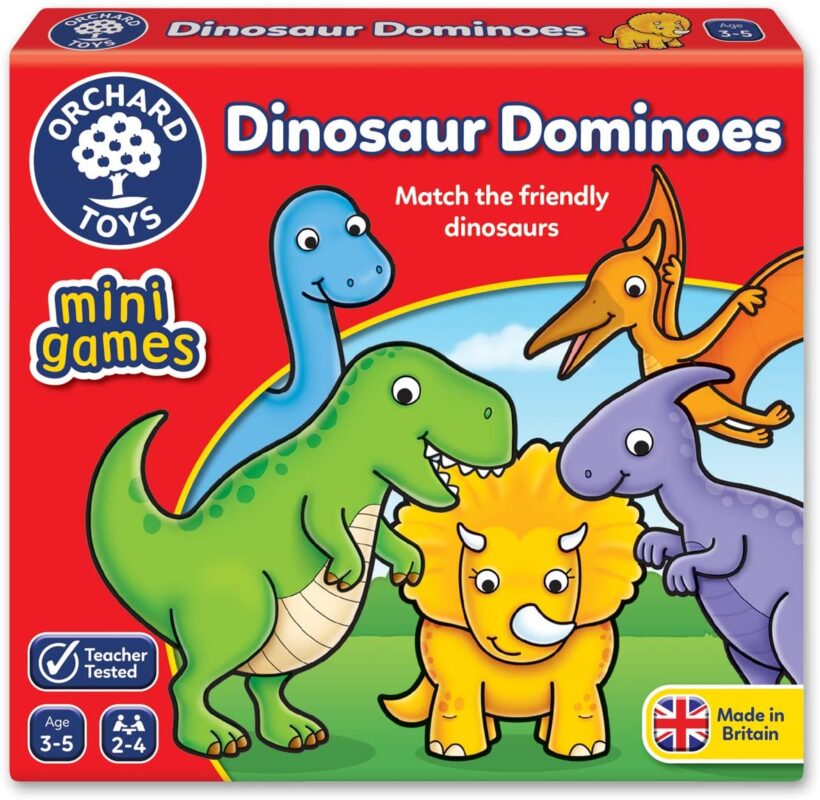 Dinosaur Dominoes Mini Game