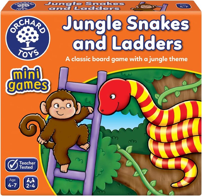 Jungle Snakes & Ladders Mini Game