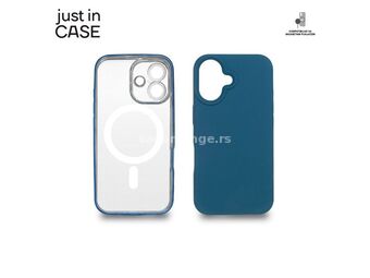 JUST IN CASE 2u1 Extra case MAG MIX PLUS paket za iPhone 16/ plava