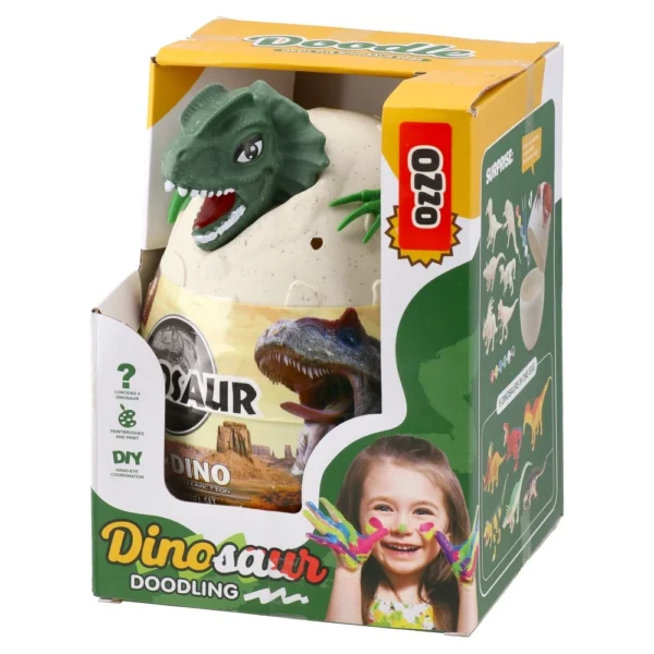 Dinosaur doodling, set figura, jaje dinosurusa