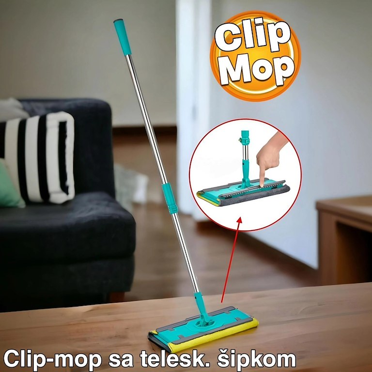 Clip-mop sa teleskopskom šipkom 120 cm