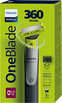 PHILIPS OneBladeOneBlade 360 blade 5in1 brijač za lice i telo QP2834/23, 1 kom