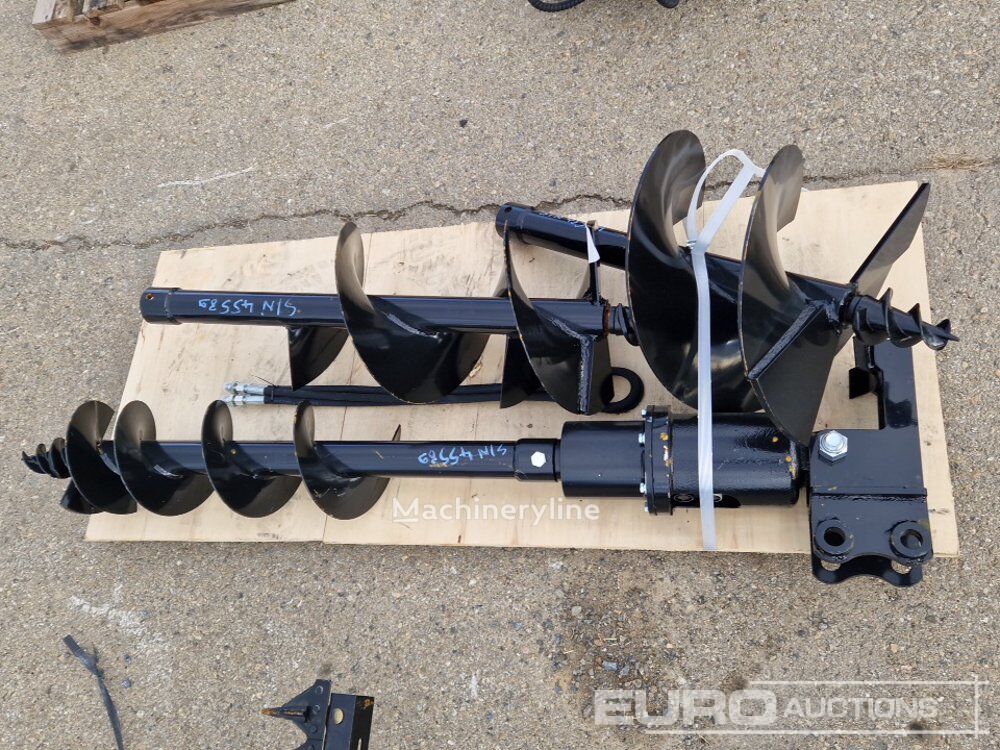 Prodaje se Captok Qty 3 Excavator Attachments, 8" Auger, With 12" /16" Auge hidraulične makaze na aukciji