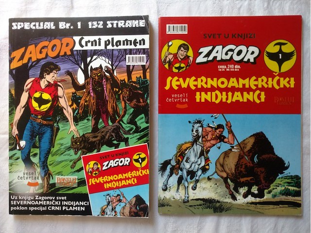 (s) Zagor Specijal 001 - Crni plamen + dodatak