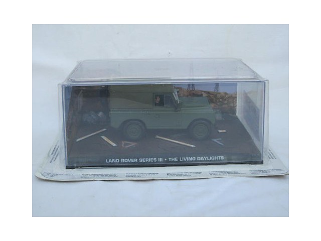 1:43 altaya 007 land rover defender series III