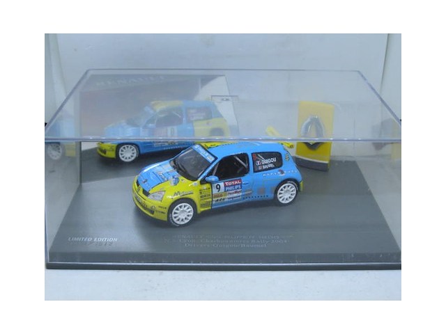 1:43 universal hobbies renault clio super 1800