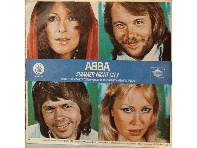ABBA – Summer Night City (singl)