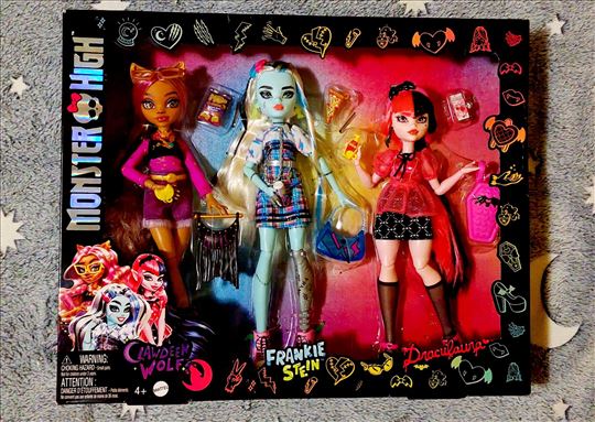 Novi Monster High set 3u1- nabavka danas, poručite