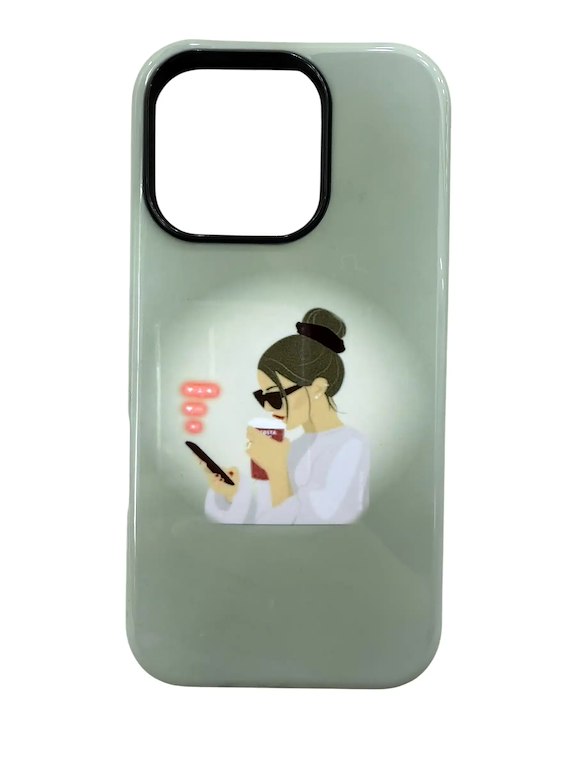 Maska Glossy Print za iPhone 16 pro girl