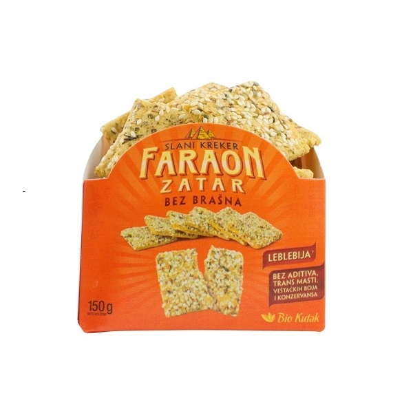 Slani kreker Faraon Zatar 150g Bio Kutak