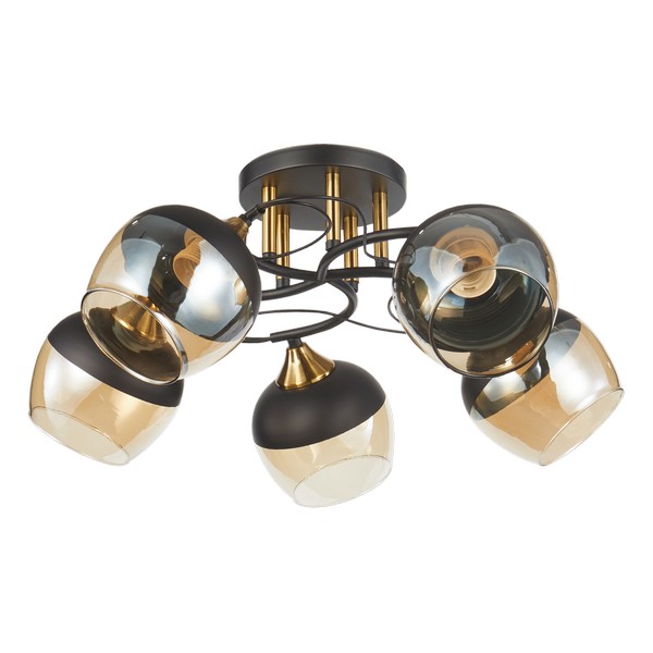 Plafonska lampa MD2741-5 BK+SG