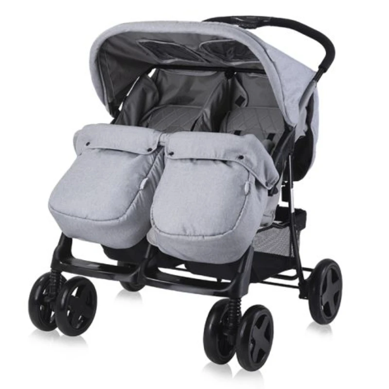 Lorelli Twin kolica za blizance Cool Grey, 0m+