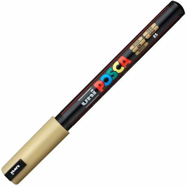 POSCA UNI MARKER PC-1MR ZLATNI 25 POSCA /0.7MM