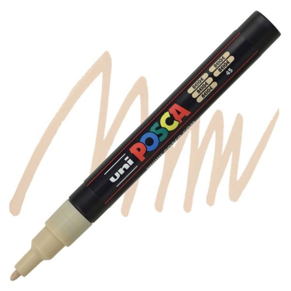 POSCA UNI MARKER PC-3M BEŽ 45 POSCA/0.9-1.3MM