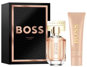 HB Set Boss The Scent 2016 W 30ml edp + 50ml BL