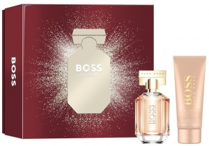 HB Set Boss The Scent 2016 W 50ml edp + 75ml BL