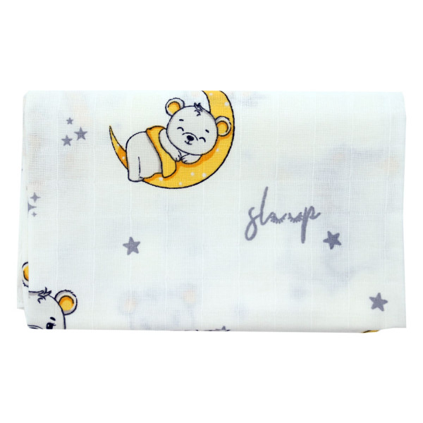 Lillo&Pippo muslin pelena 75x75cm, Mesec