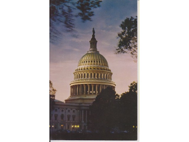 UNITED STATES CAPITOL AT NIGHT