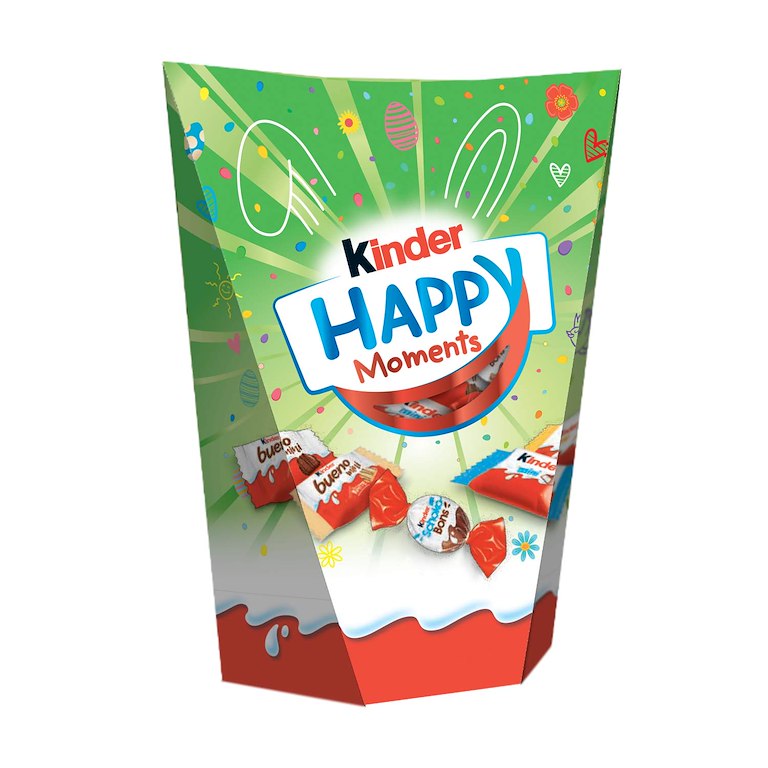 Kinder mix proizvoda happy moments 184g kinder